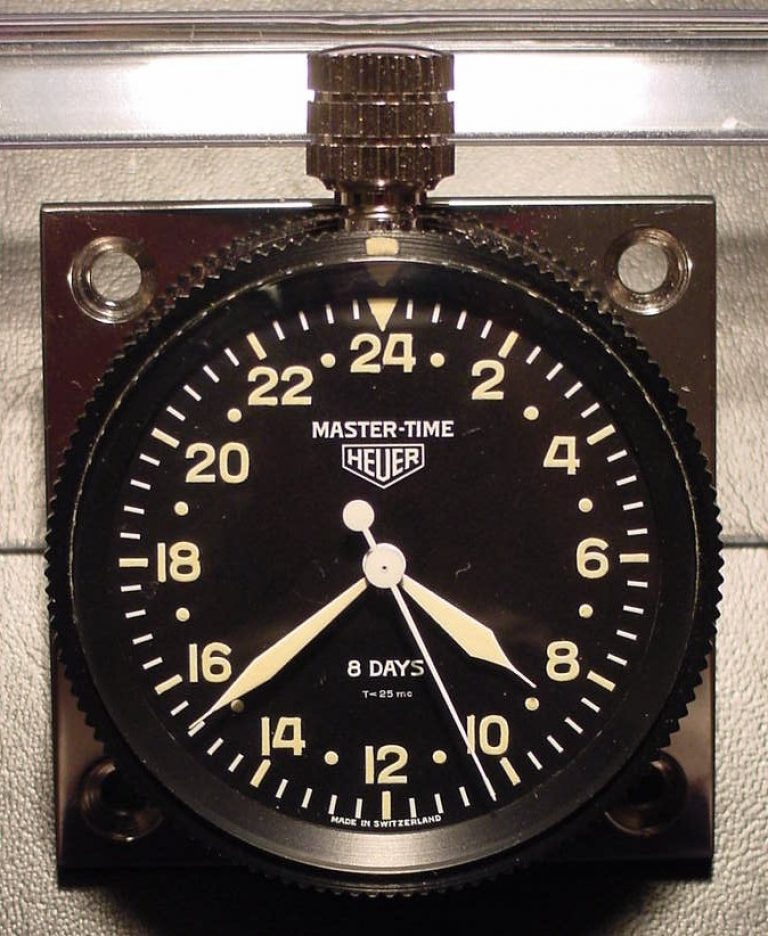 Heuer Dash-Mounted Timers — Overview of the Master Time | OnTheDash